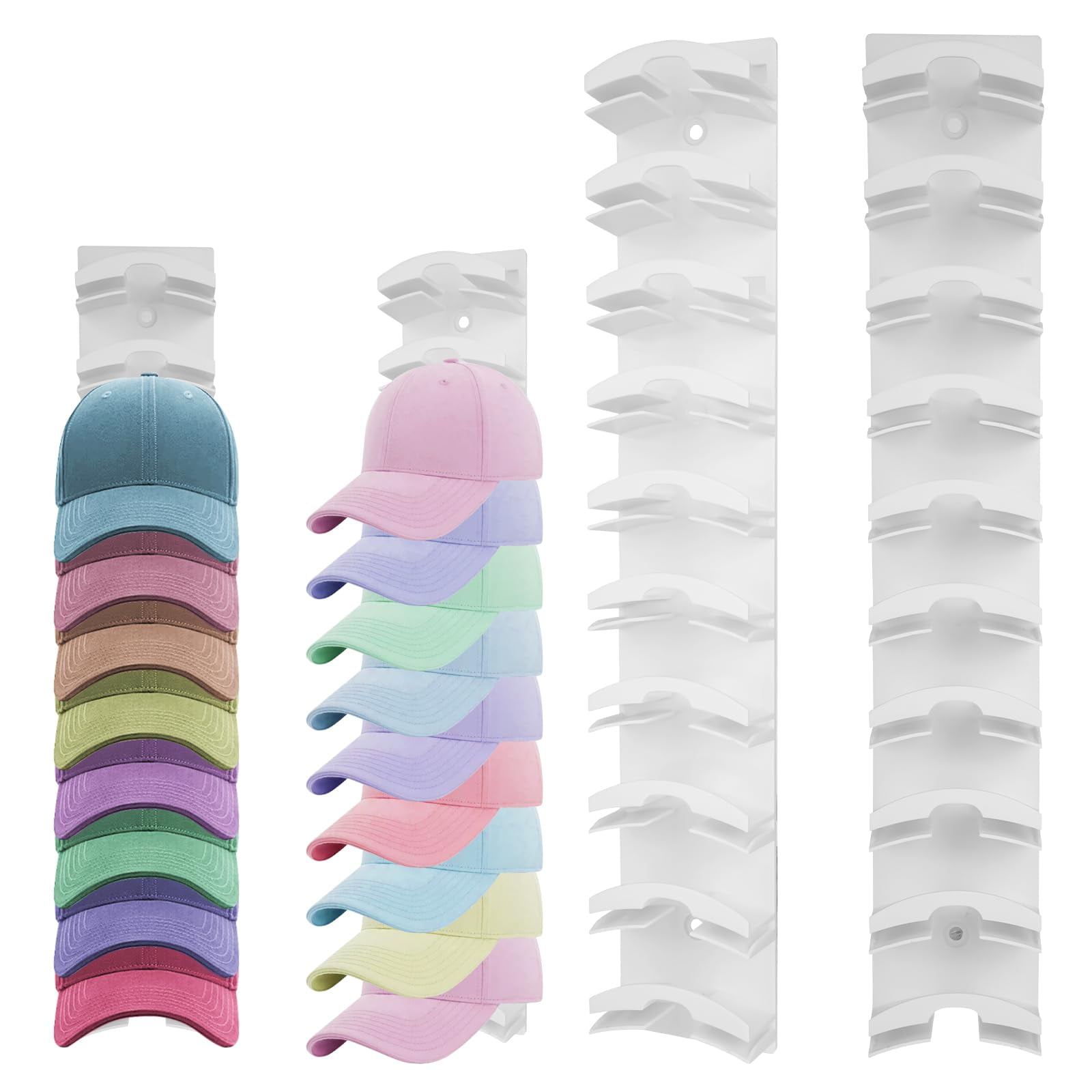 Lymocsu Hat organizer multi-level storage|Supports up to 20 hats|Hat ...