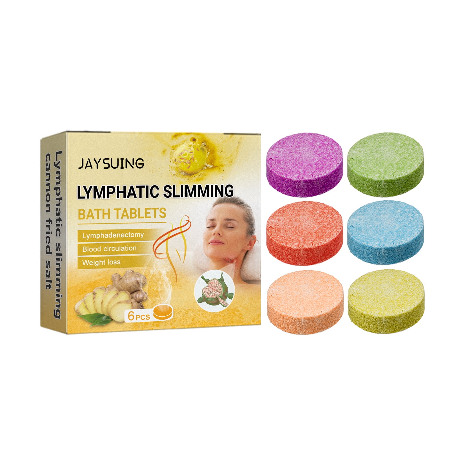 Lymphatic Body Shaping Bath Tablet Repair Lymphatic Swelling Deep ...