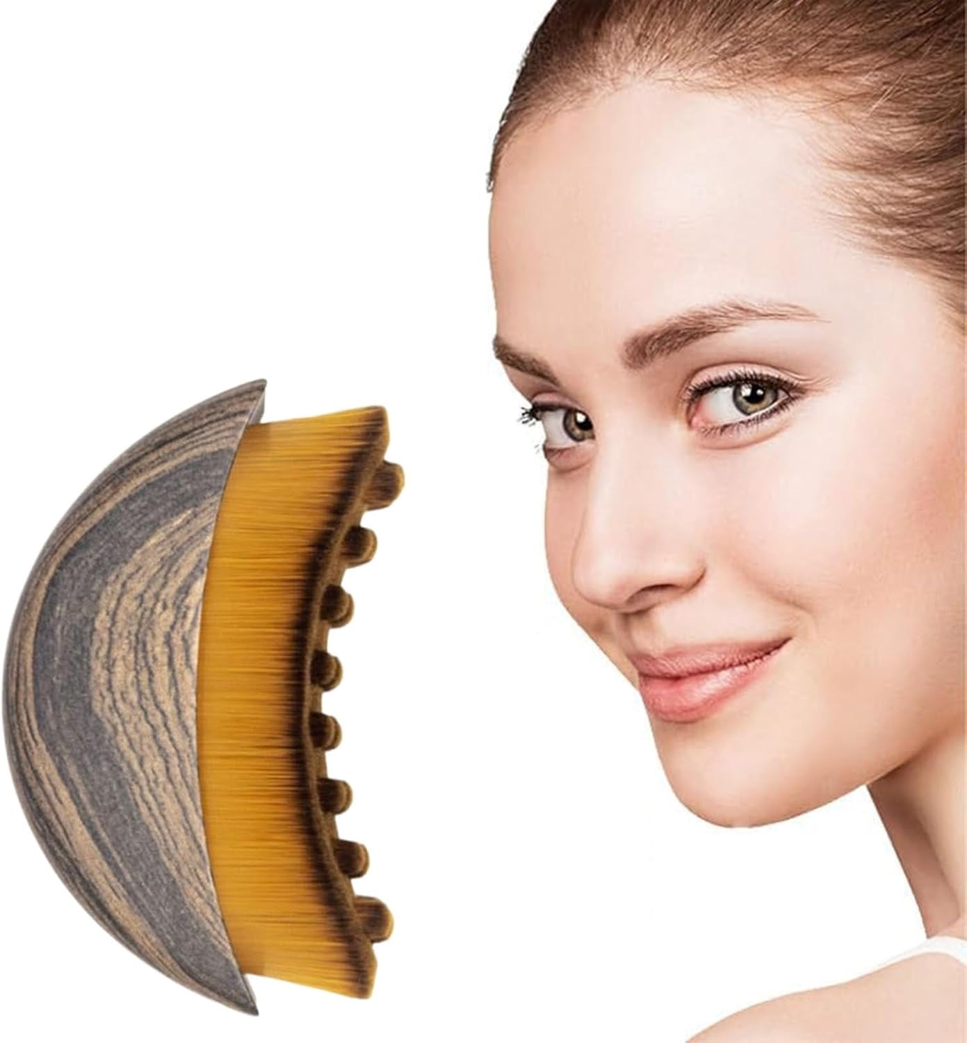 Lymphatic Contour Face Brush, Dry Brushing Face Brush, Chin & Jawline ...