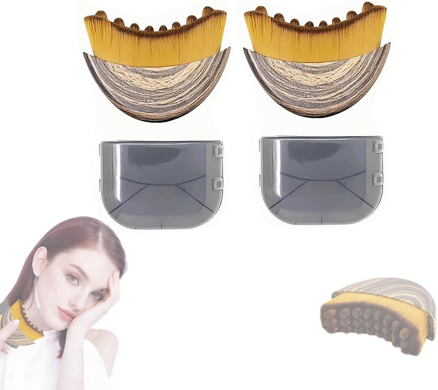 Lymphatic Contour Face Brush, Dry Brushing Face Brush, Lymphatic ...