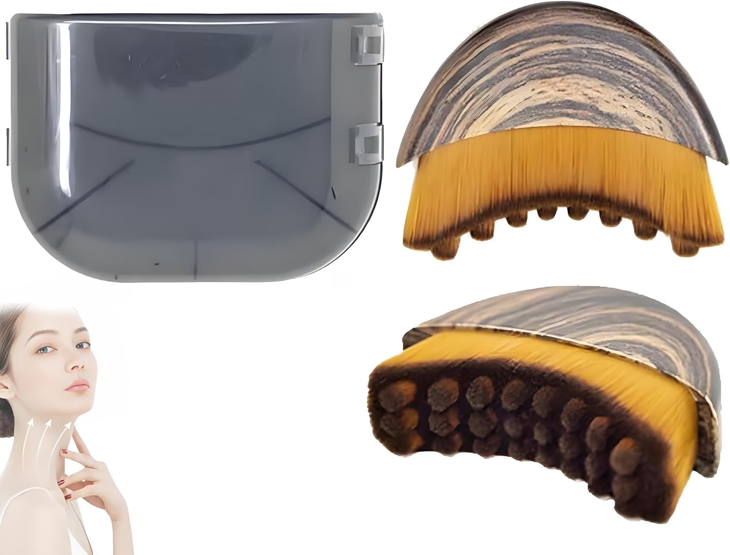 Lymphatic Contour Face Brush, Dry Brushing Face Brush, Lymphatic ...