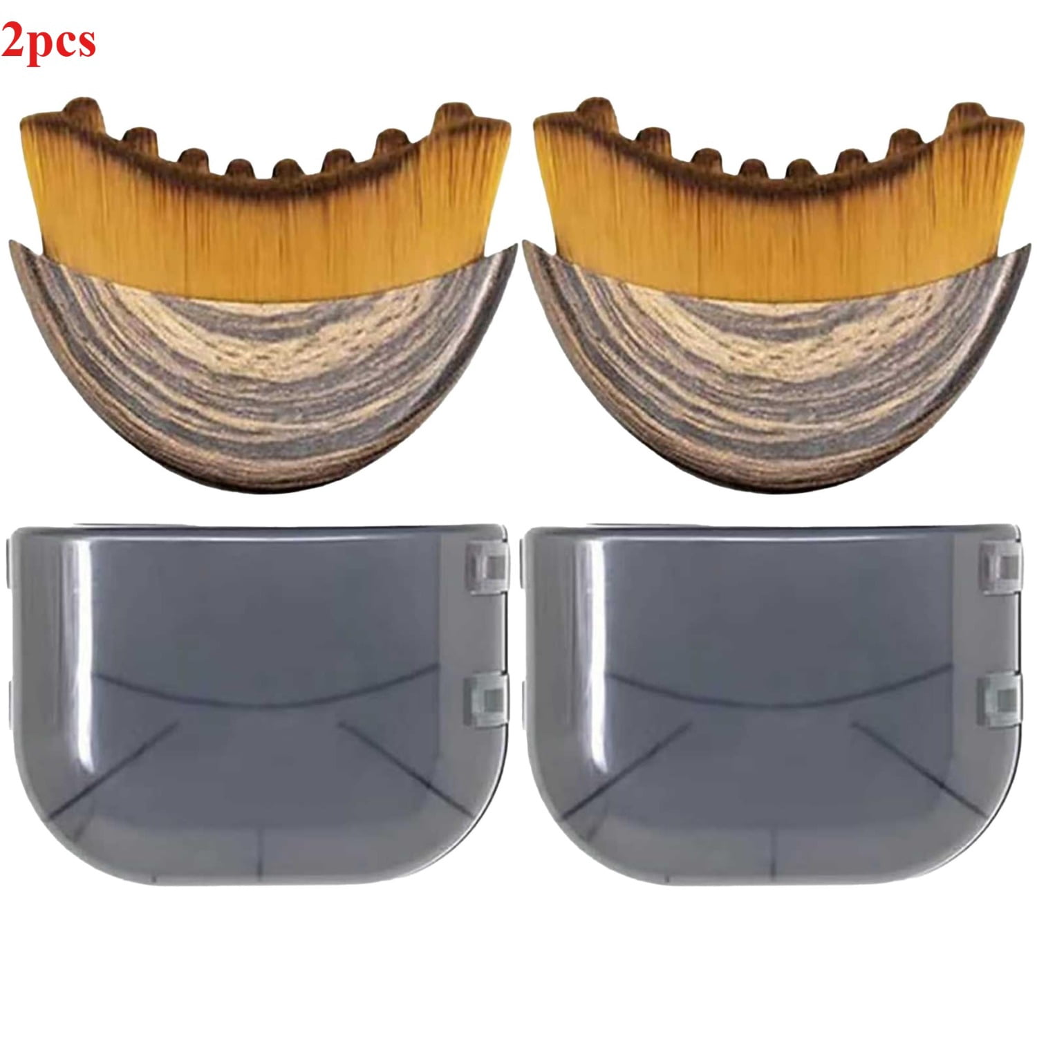 Lymphatic Contour Face Brush, Wooden Curved Facial Massage Brush Soft ...