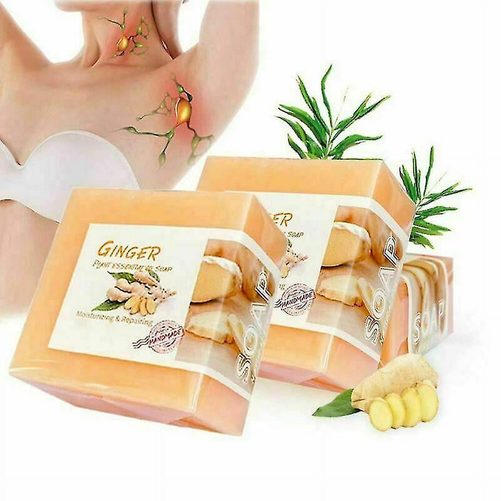 Lymphatic Detox Organic Ginger Soap Ginger Lymphatic Drainage Turmeric ...
