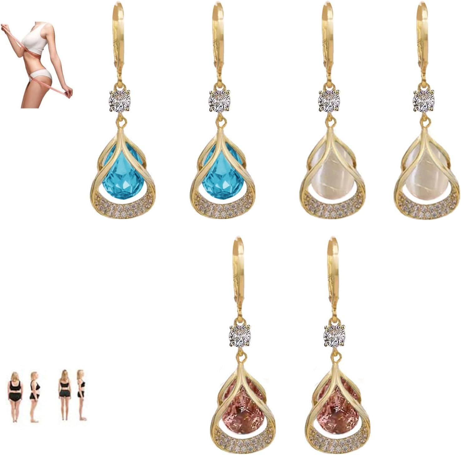 Lymphatic Earrings For Women On Prime Halolux Lymphatic Drainage ...