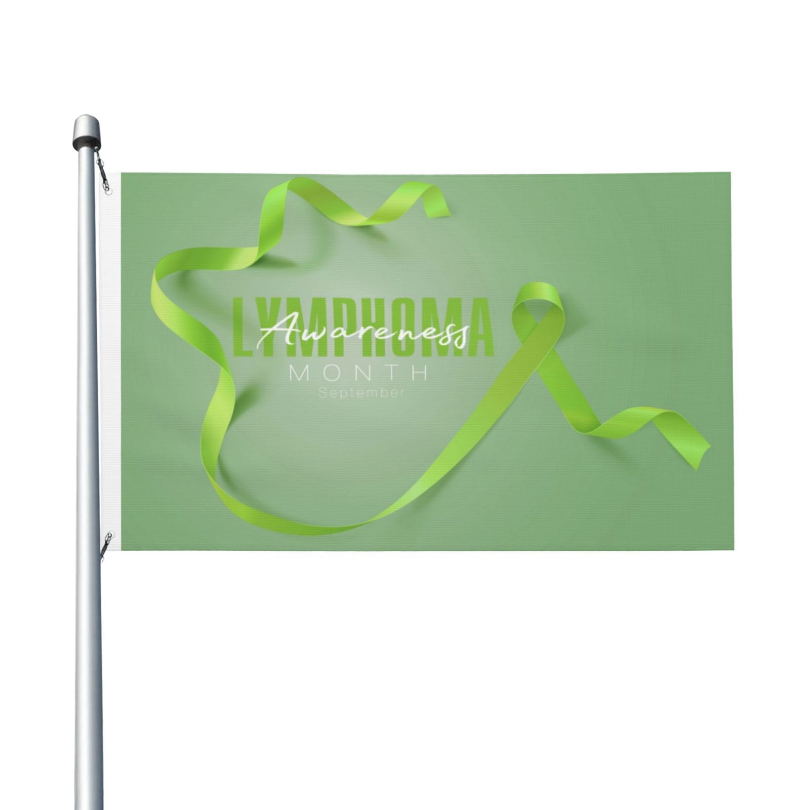 Lymphoma Awareness Month Garden Flags 3 x 5 Foot Polyester Flag Double ...