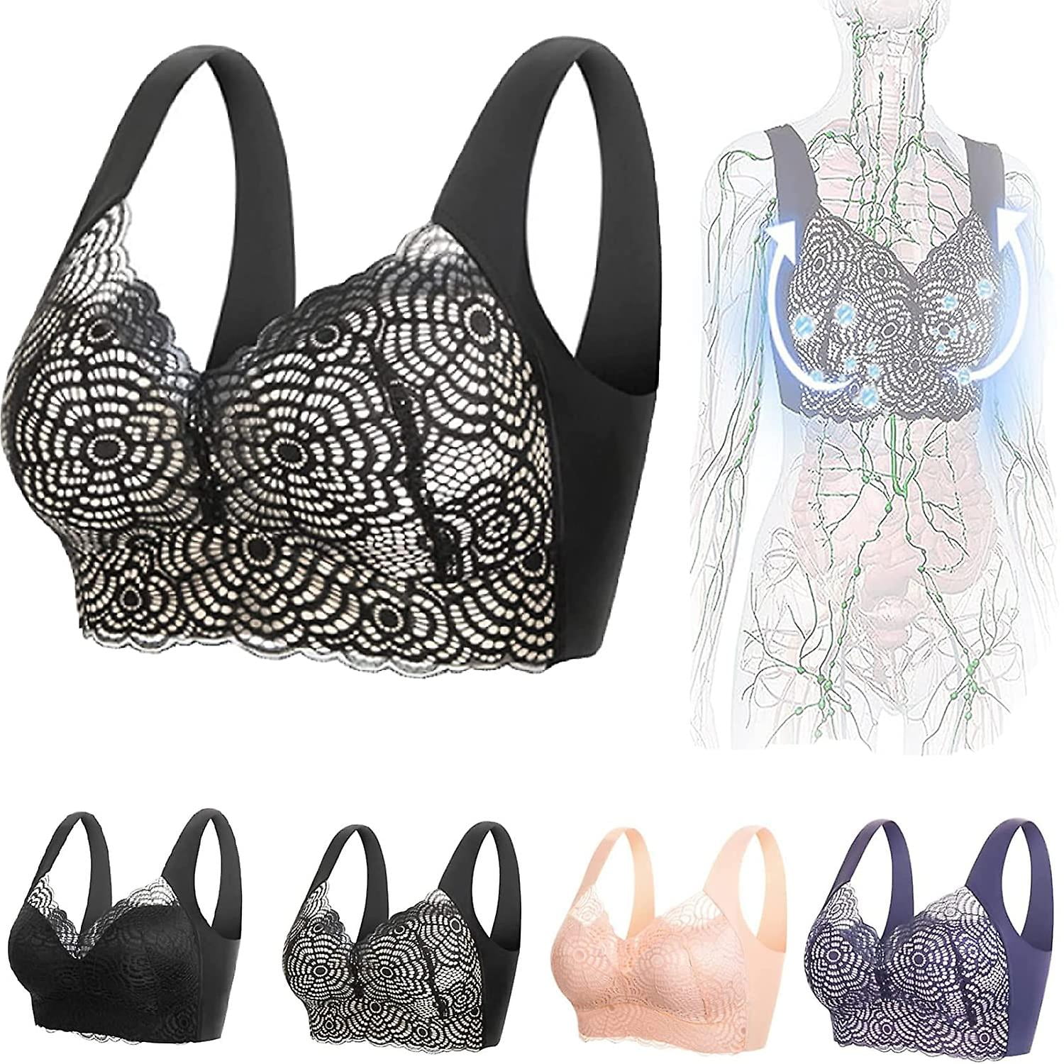 Lymphvity Detoxification And Shaping & Powerful Lifting Bra, Sexy Lace ...