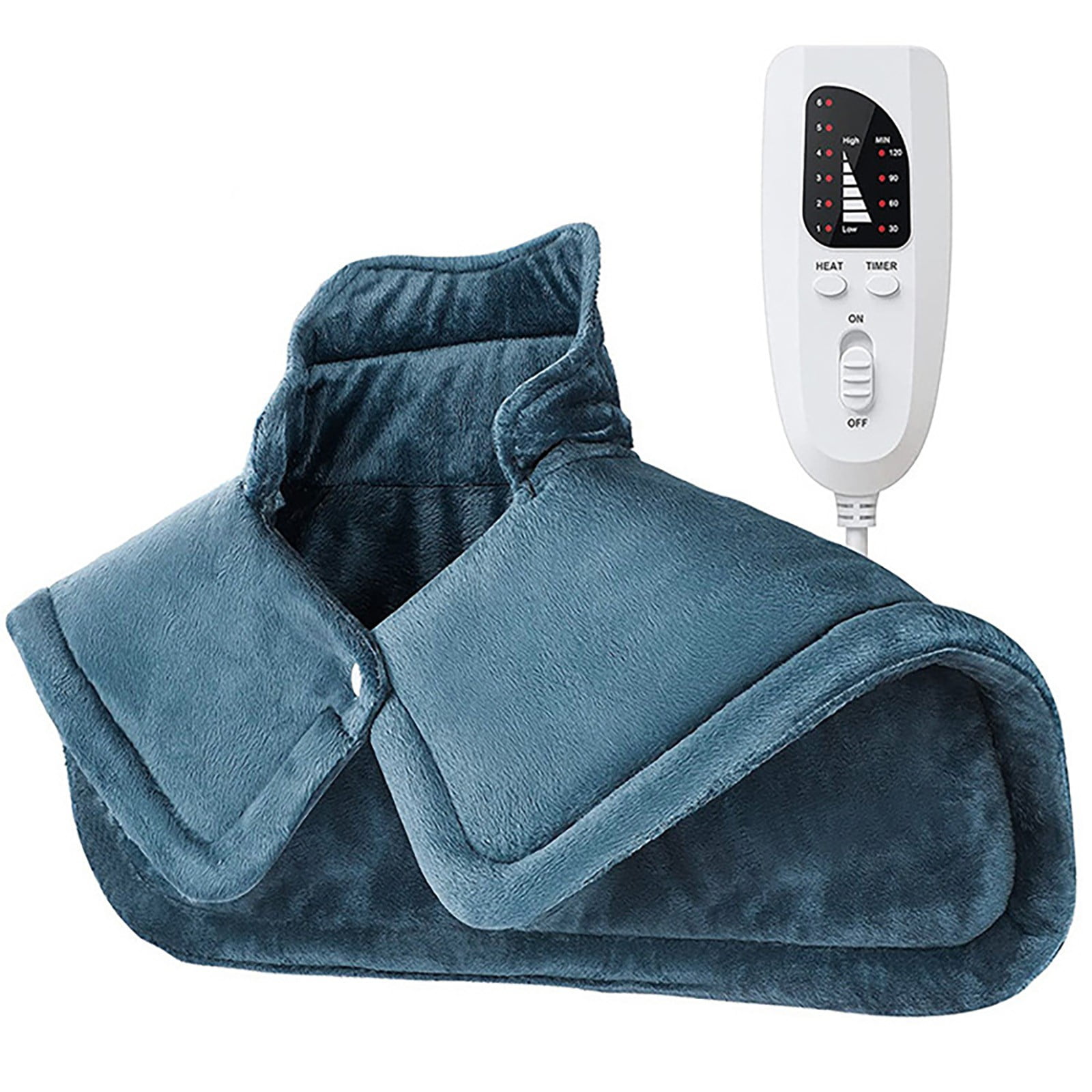 Lynbm Warm Blanket Heating Pad for Neck and Shoulders, Weighted Heated ...