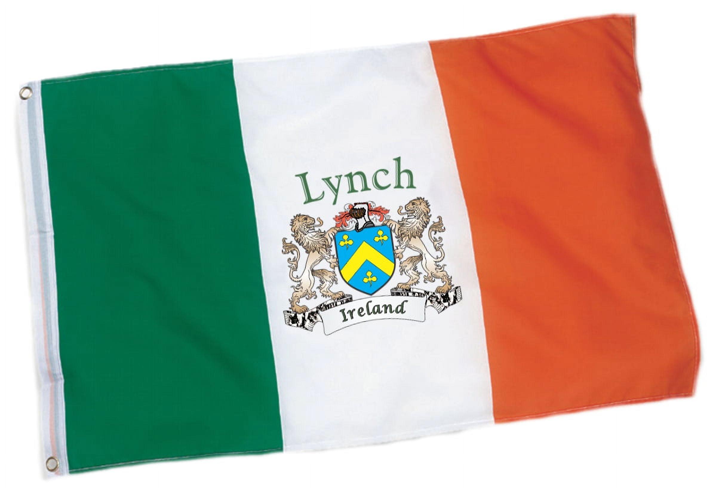 Lynch Irish Coat of Arms Heavy Duty Outdoor Ireland Flag - 2'x3 ...
