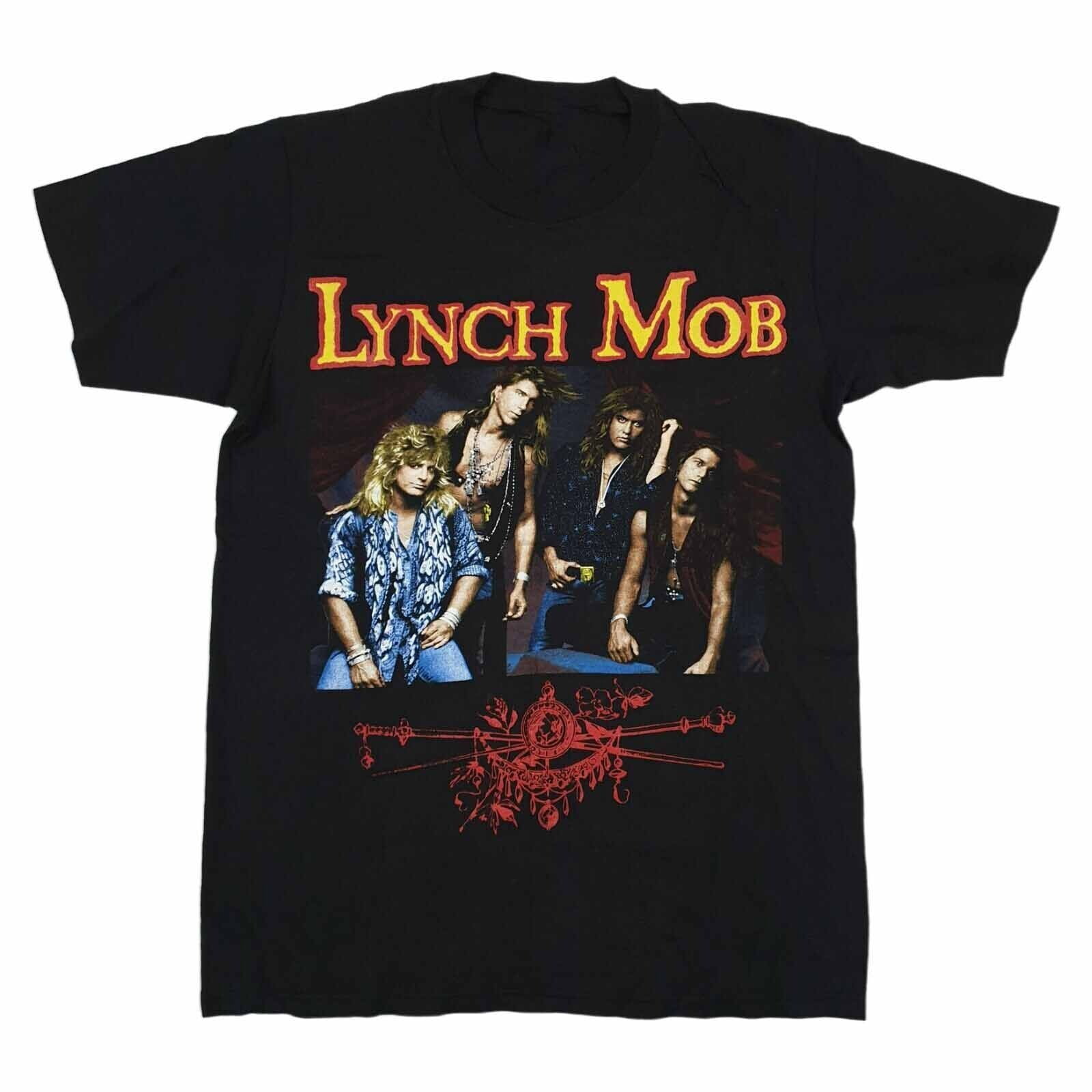 Lynch Mob Band Members Rules Tour USA Shirt Black UniNew S-5XL 1P0212 ...