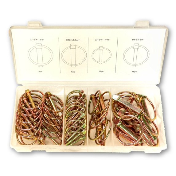 Lynch Pin 50 Piece Assorted Hardware Kit - Walmart.com