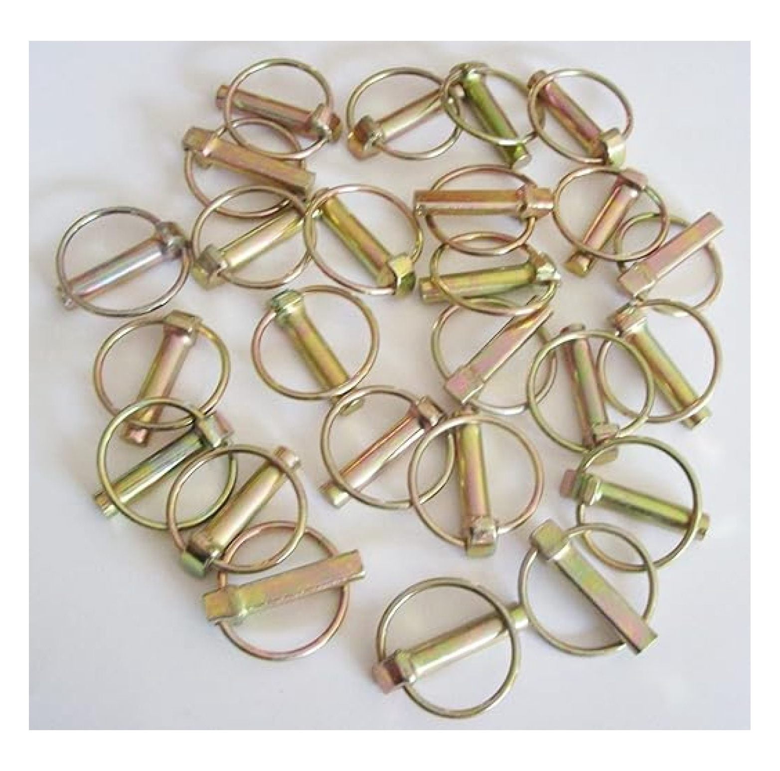 Lynch Pins 7/16" - 50 Pack | 3 Point Hitch Clip for Tractor, Farm ...