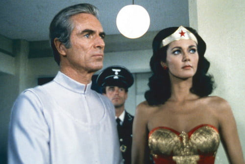 Lynda Carter and Tim O'Connor in Wonder Woman Judgment From Outer Space ...