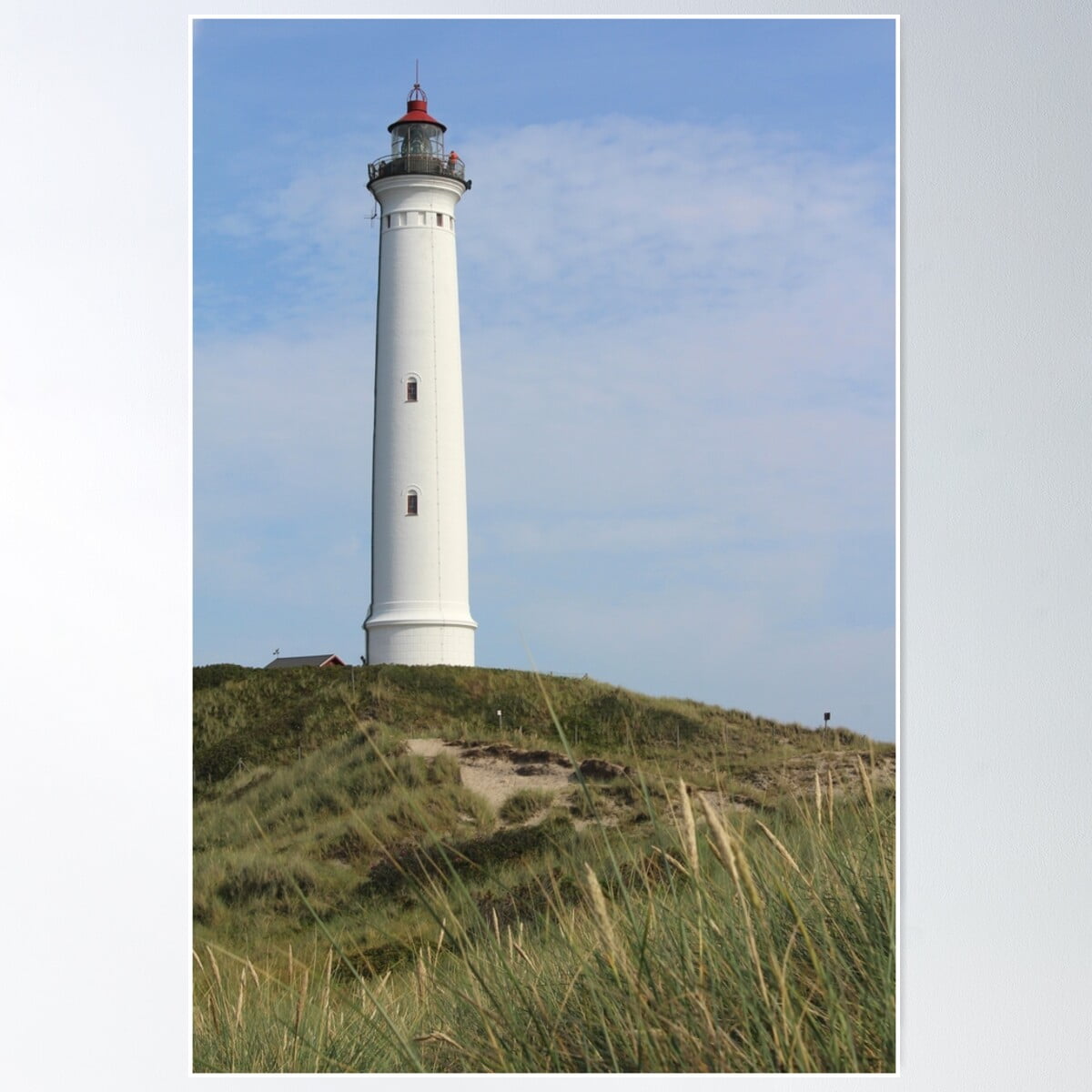 Lyngvig Fyr, Lighthouse, Ringkobing, Denmark Poster Wall Art, Modern ...