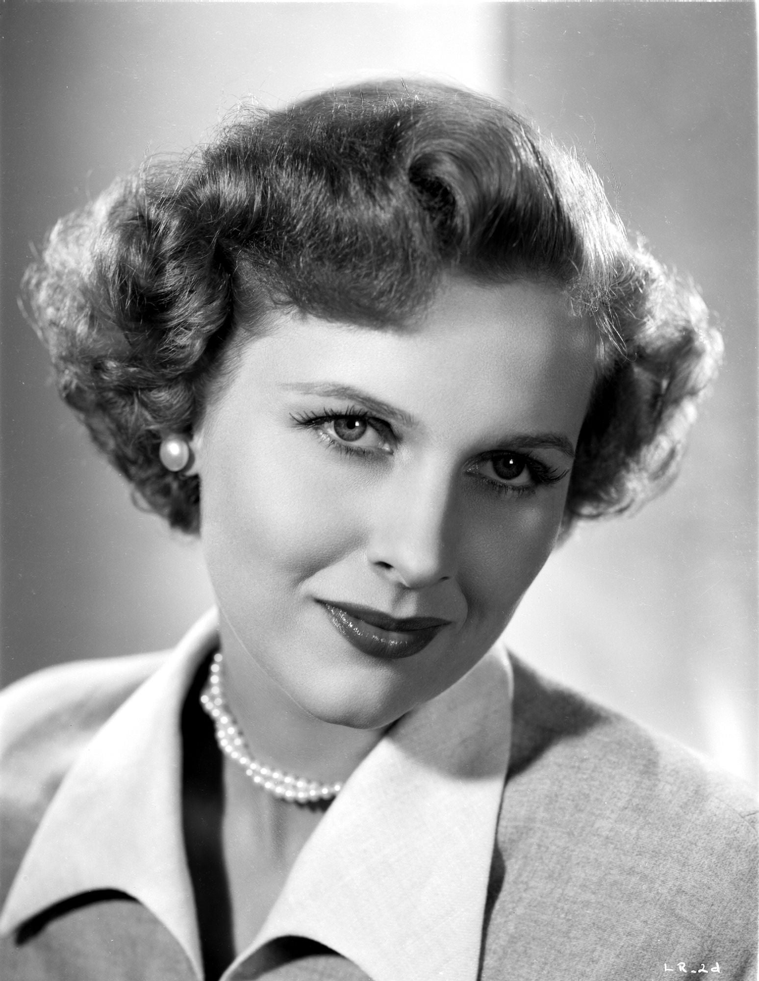 Lynn Roberts Posed in Formal Dress with a Little Smile Photo Print (8 x ...