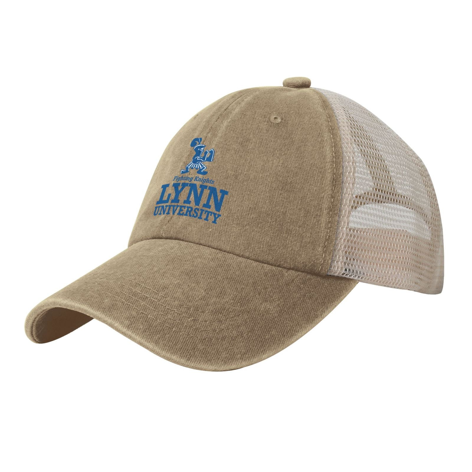 Lynn University Adjustable Lightweight Washed Cowboy Adult Mesh ...