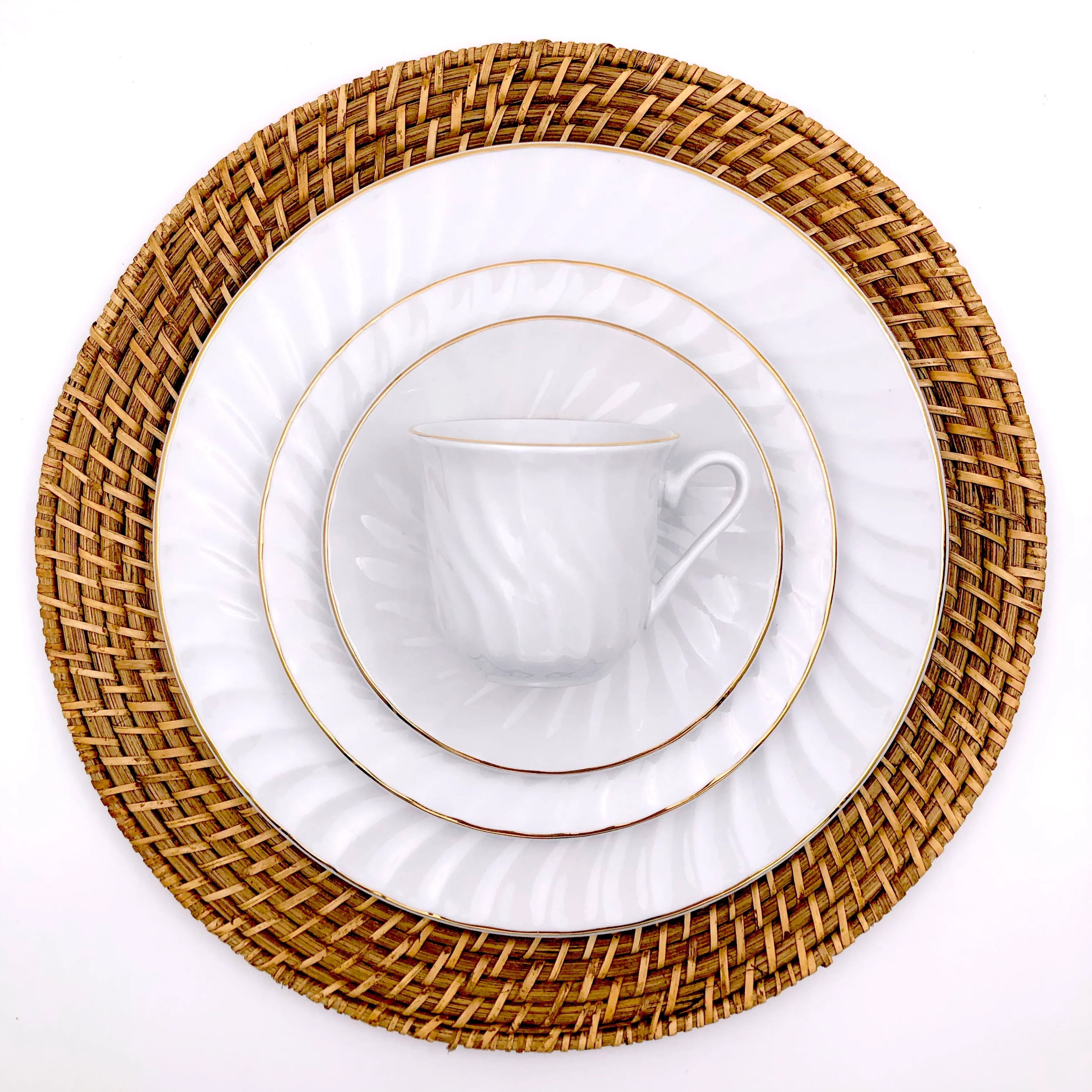Lynns Paradise Imperial Gold Set of 12 Cup & Saucer Set, Service for 6 ...