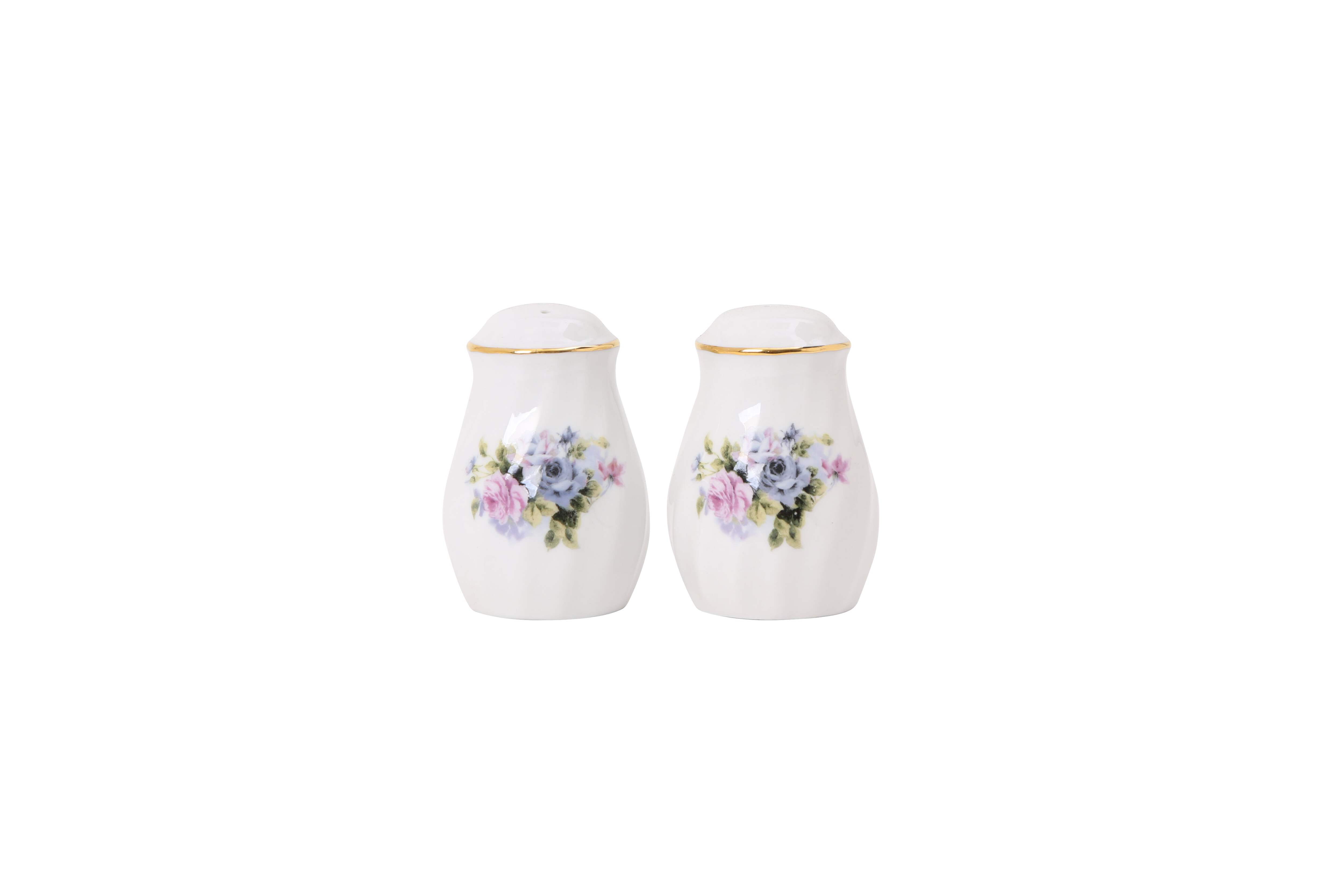 Lynns Paradise Set of 2 Millicent Round Salt & Pepper Set - Walmart.com