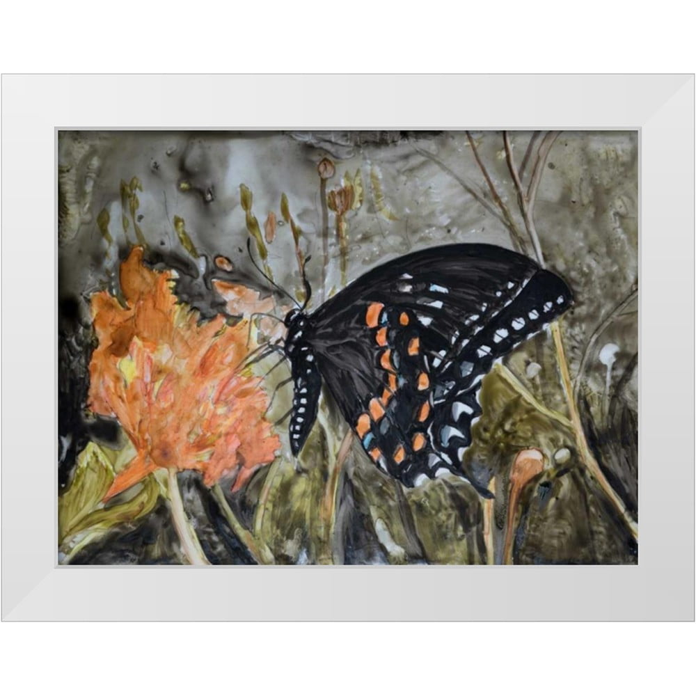 Lynnsy, B. 14x12 White Modern Wood Framed Museum Art Print Titled ...