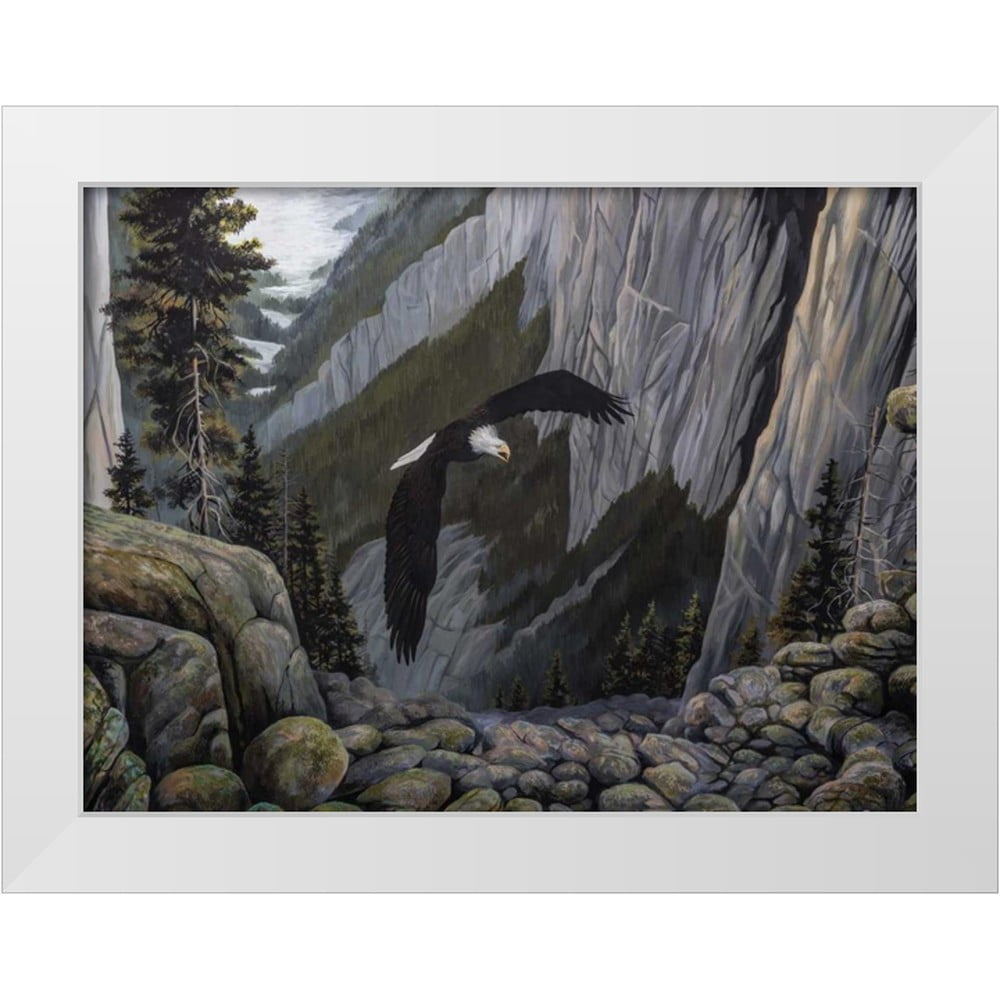 Lynnsy, B. 14x12 White Modern Wood Framed Museum Art Print Titled ...