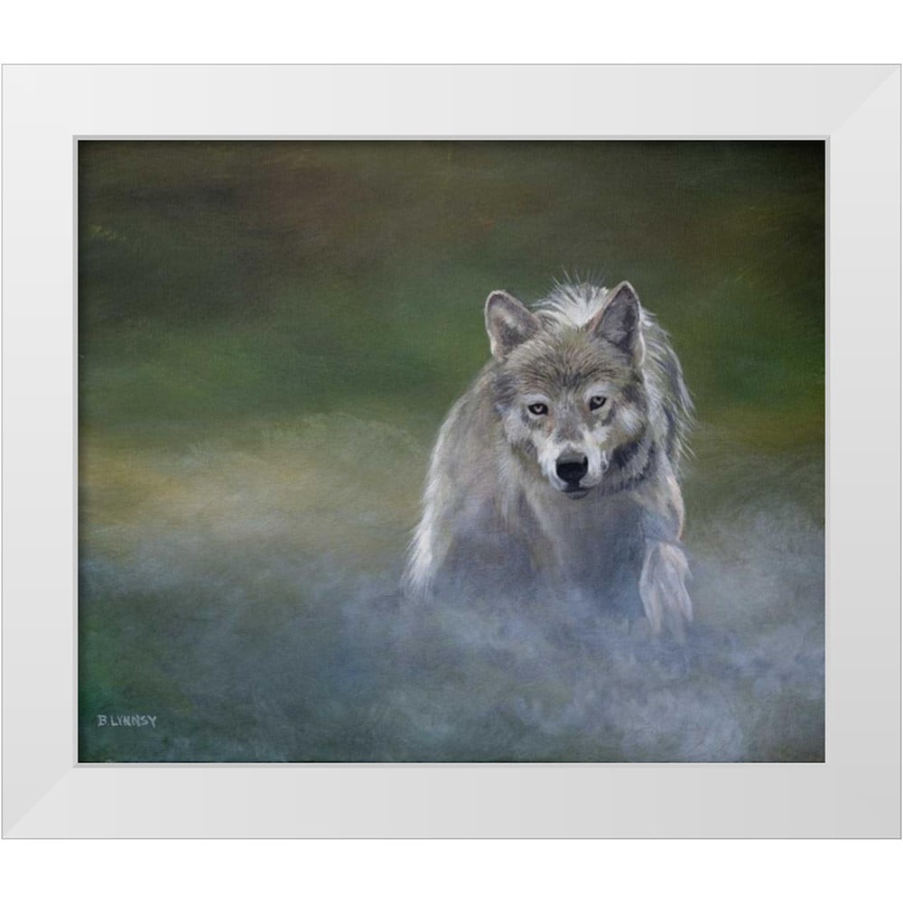 Lynnsy, B. 30x26 White Modern Wood Framed Museum Art Print Titled ...
