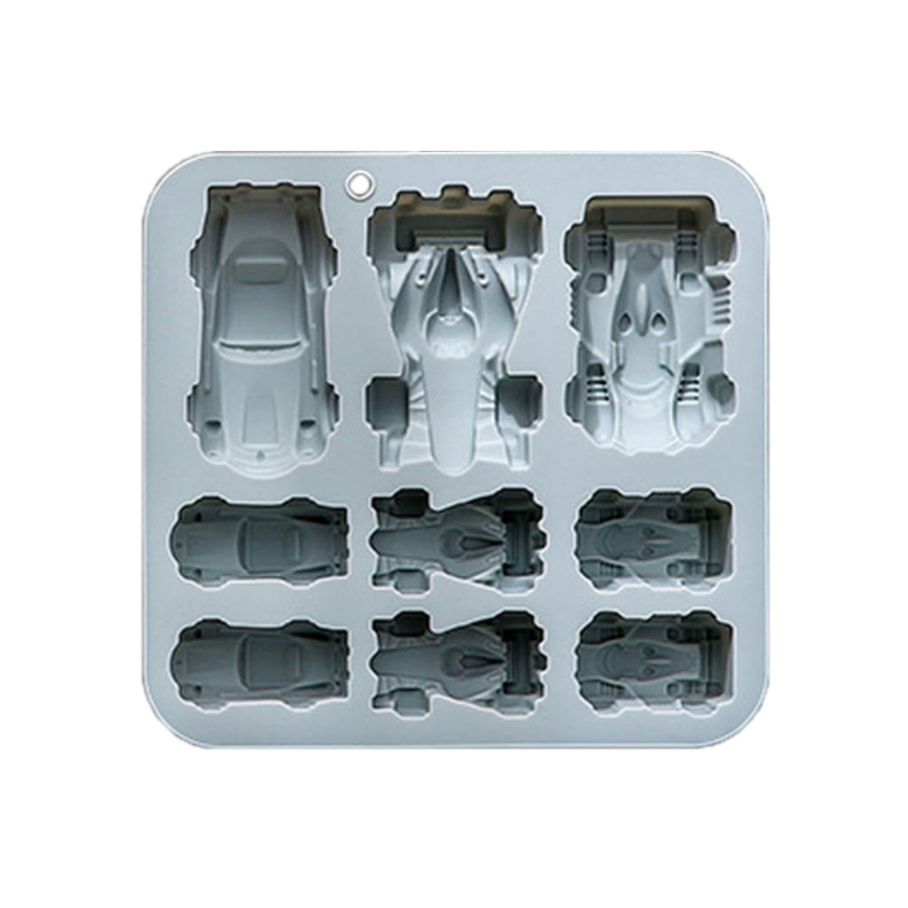Lynono Co.,Ltd 9 Cavities Silicone Molds Racing Car Ice Maker For ...