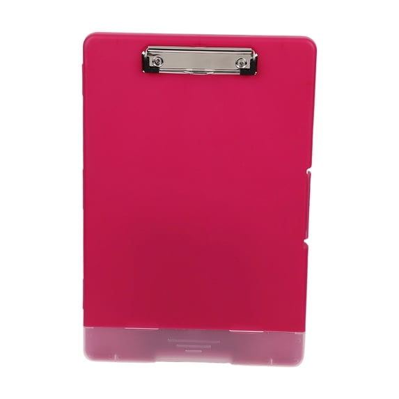 Lynono PortableP1ast1cClipboard with File Container and Metal Clip for ...