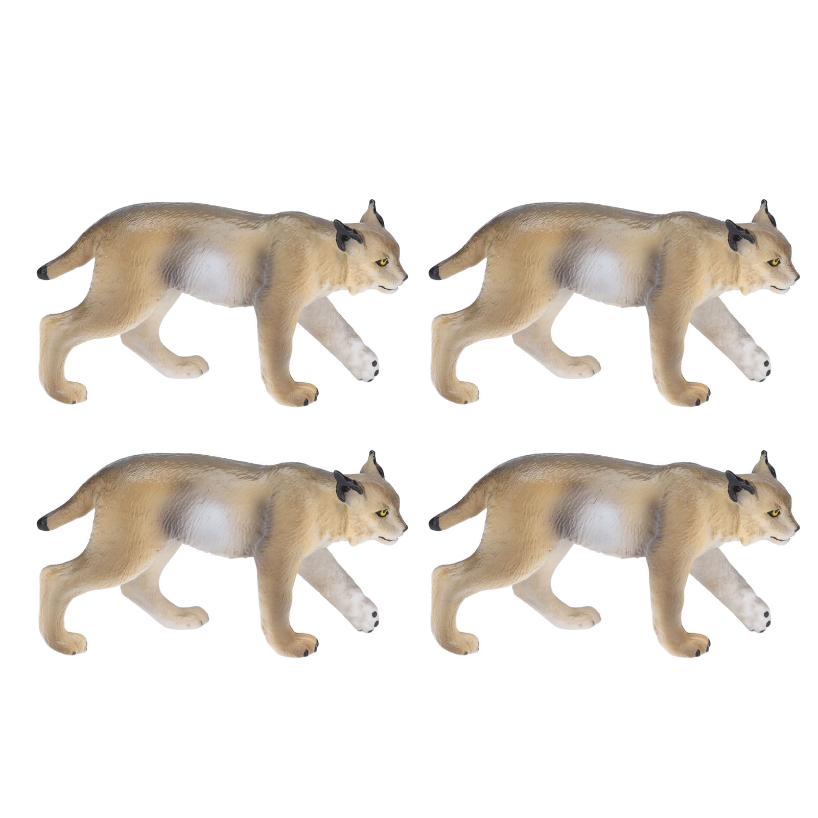 Lynx Animal Figurine PVC Realistic Wild Animals Model Toys Collection ...