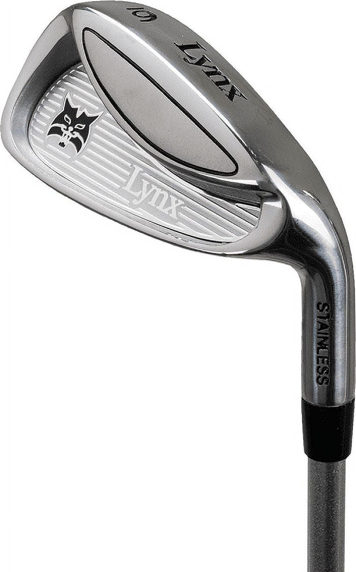 Lynx Golf LH Junior Silver 22 #5 Iron Junior Flex [Ages 11-14] [Lynx 45 ...