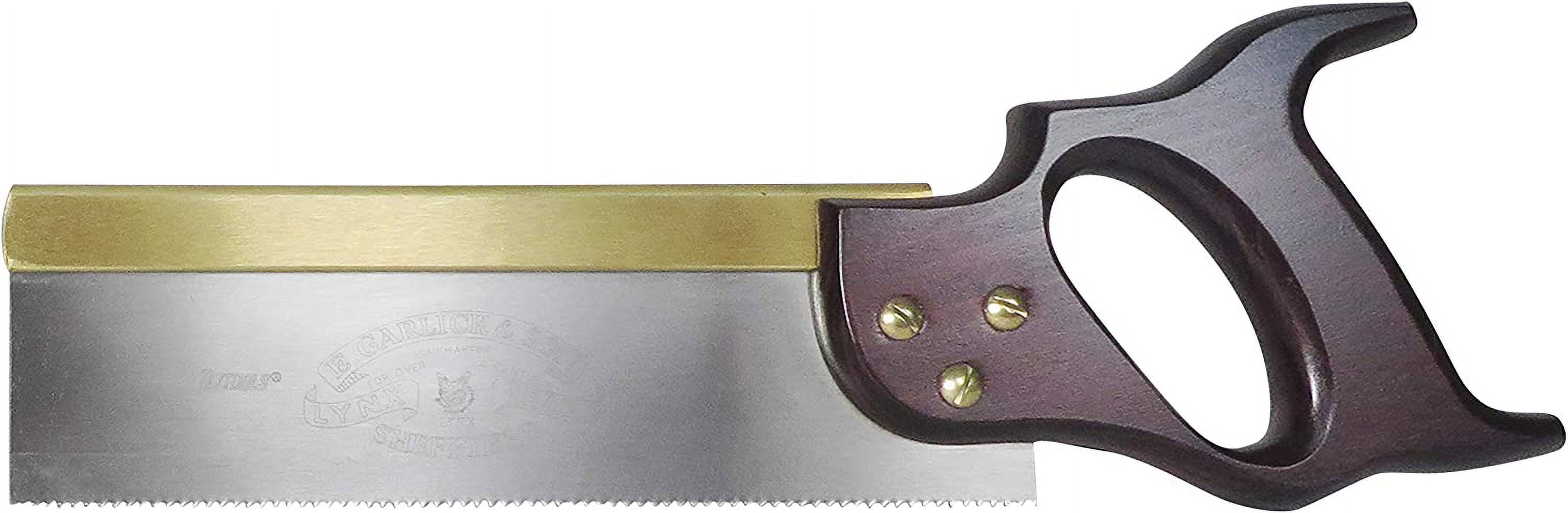 Lynx Thomas Flinn Taytools British 10 inch Tenon Saw with Stained Beech ...