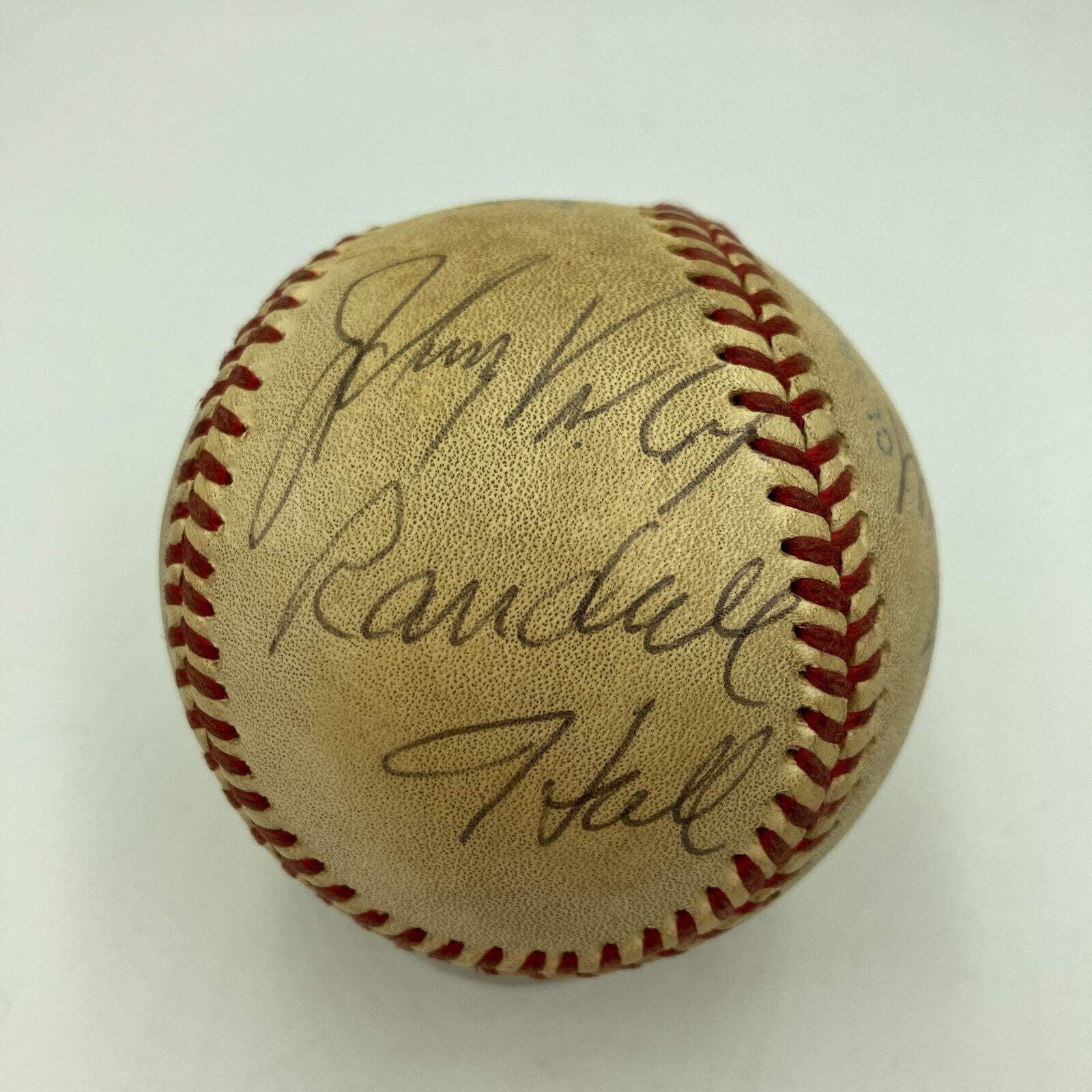 Lynyrd Skynyrd Band Signed Baseball Leon Wilkerson Van Zant Billy ...