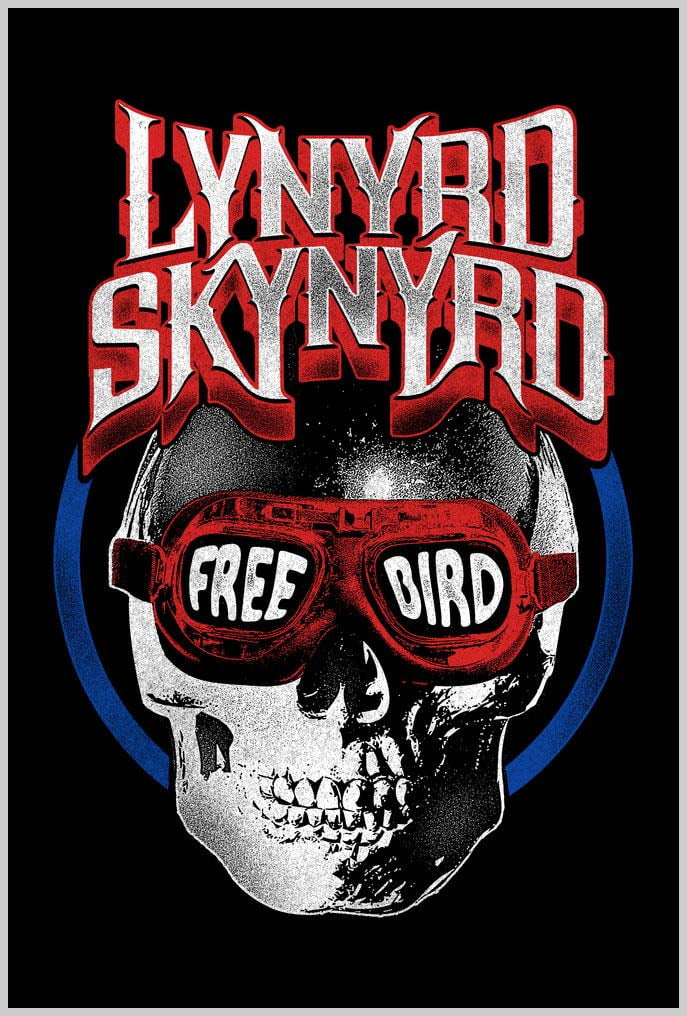 Lynyrd Skynyrd Free Bird Music Poster - 24.5" x 36.5" Laminated ...
