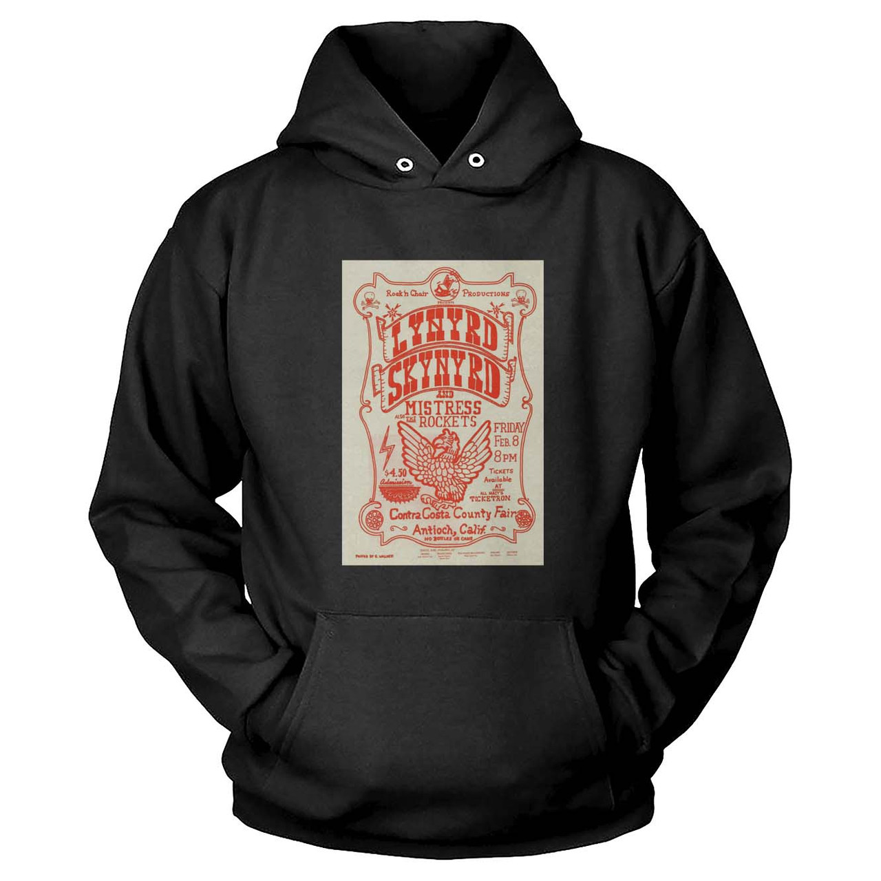 Lynyrd Skynyrd Handbill 1974 Hoodie - Retro and Stylish Hoodie ...