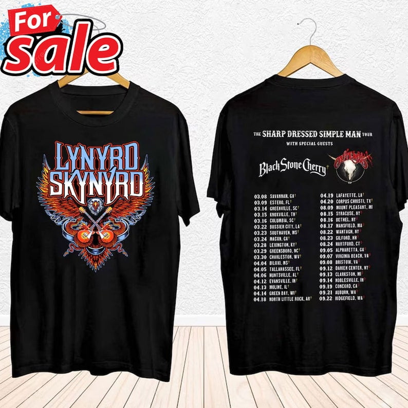 Lynyrd Skynyrd ZZ Top Tour 2024 Shirt, ZZ Top World Tour 2024 Shirt ...