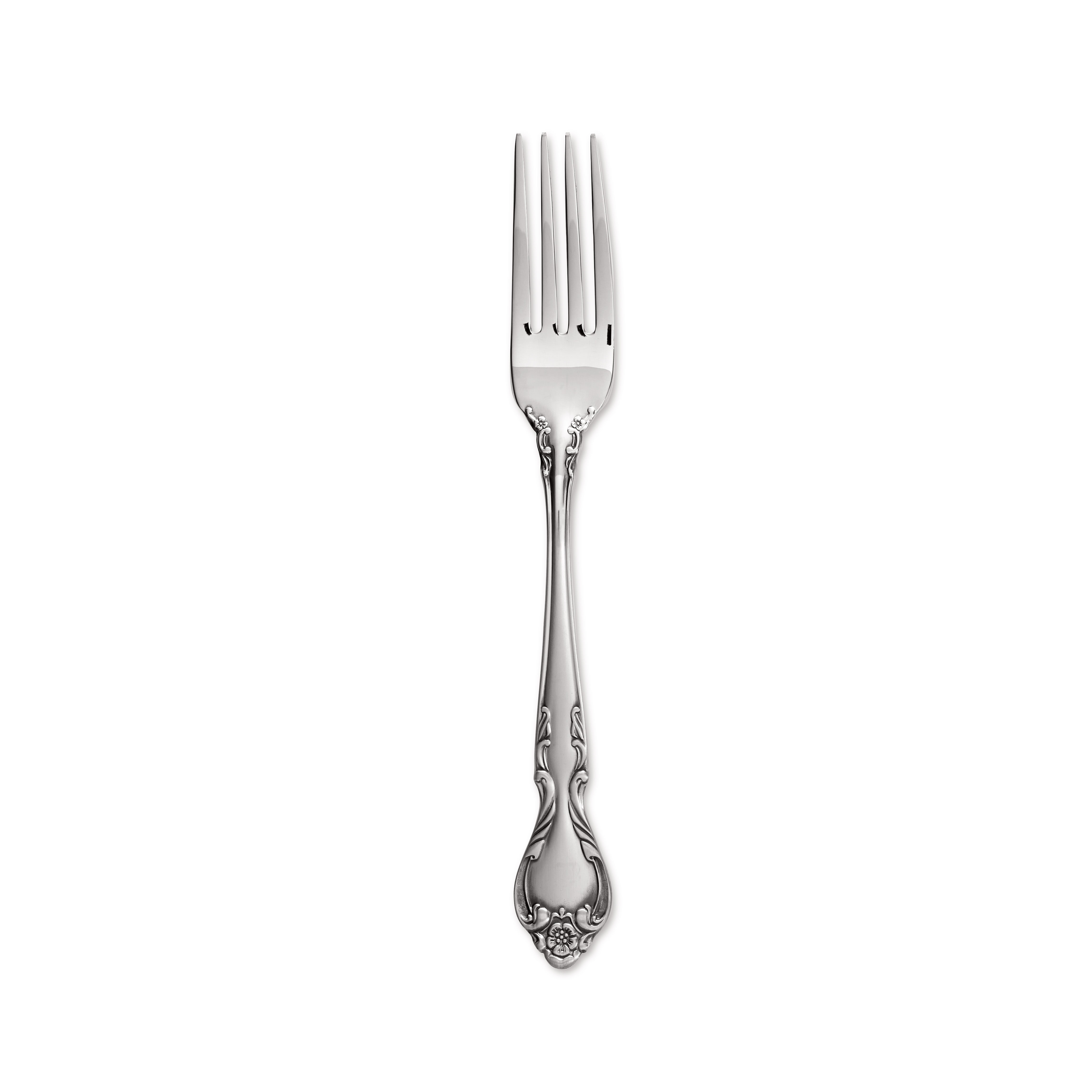 Lyon Queens Fancy 18/8 Stainless Steel Dinner Fork - Walmart.com