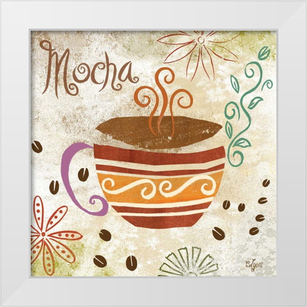 Lyon, Rebecca 12x12 White Modern Wood Framed Museum Art Print Titled ...