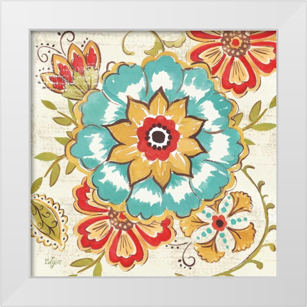 Lyon, Rebecca 20x20 White Modern Wood Framed Museum Art Print Titled ...
