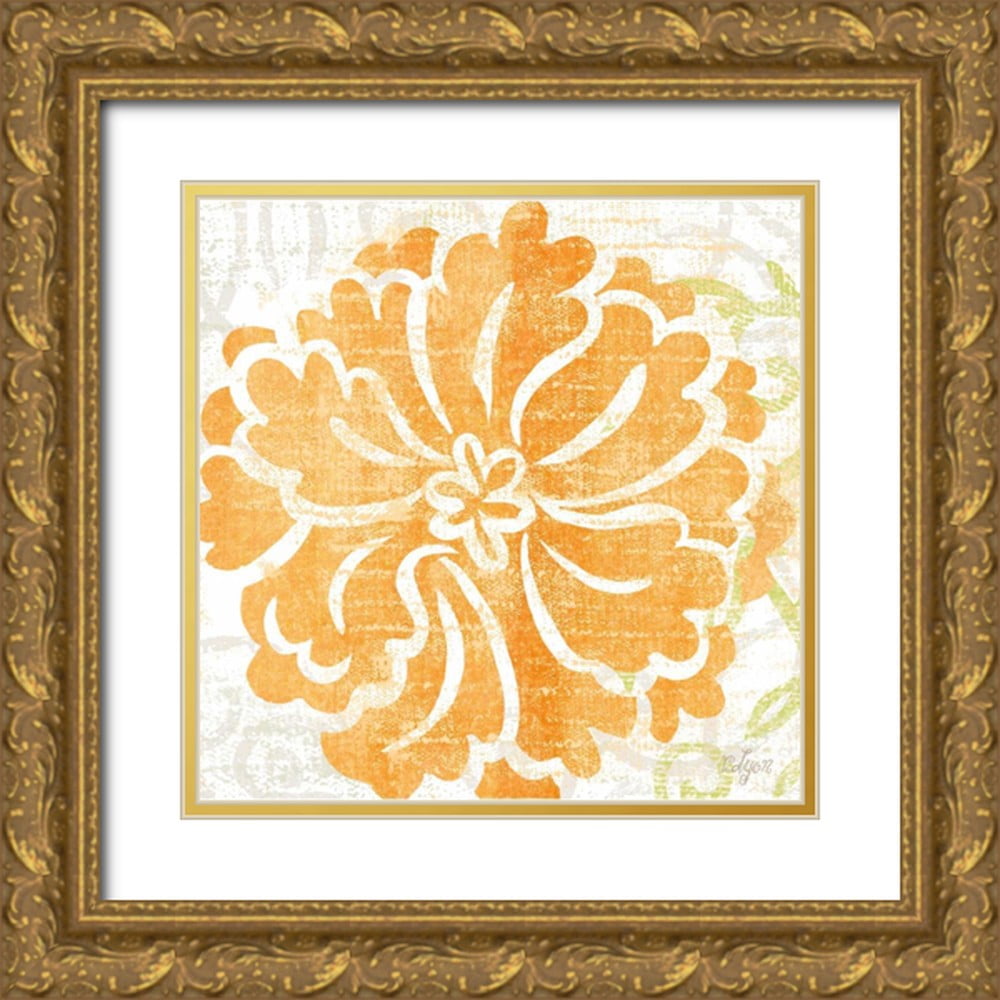 Lyon, Rebecca 26x26 Gold Ornate Wood Framed with Double Matting Museum ...