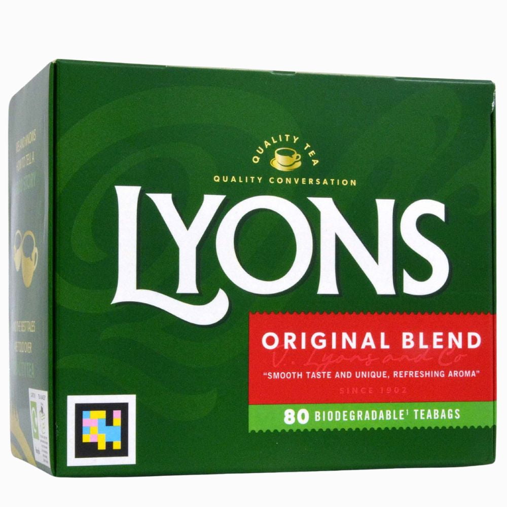 Lyons Original Blend Pyramid Tea 80 Bags 232g (Pack of 3) - Walmart.com