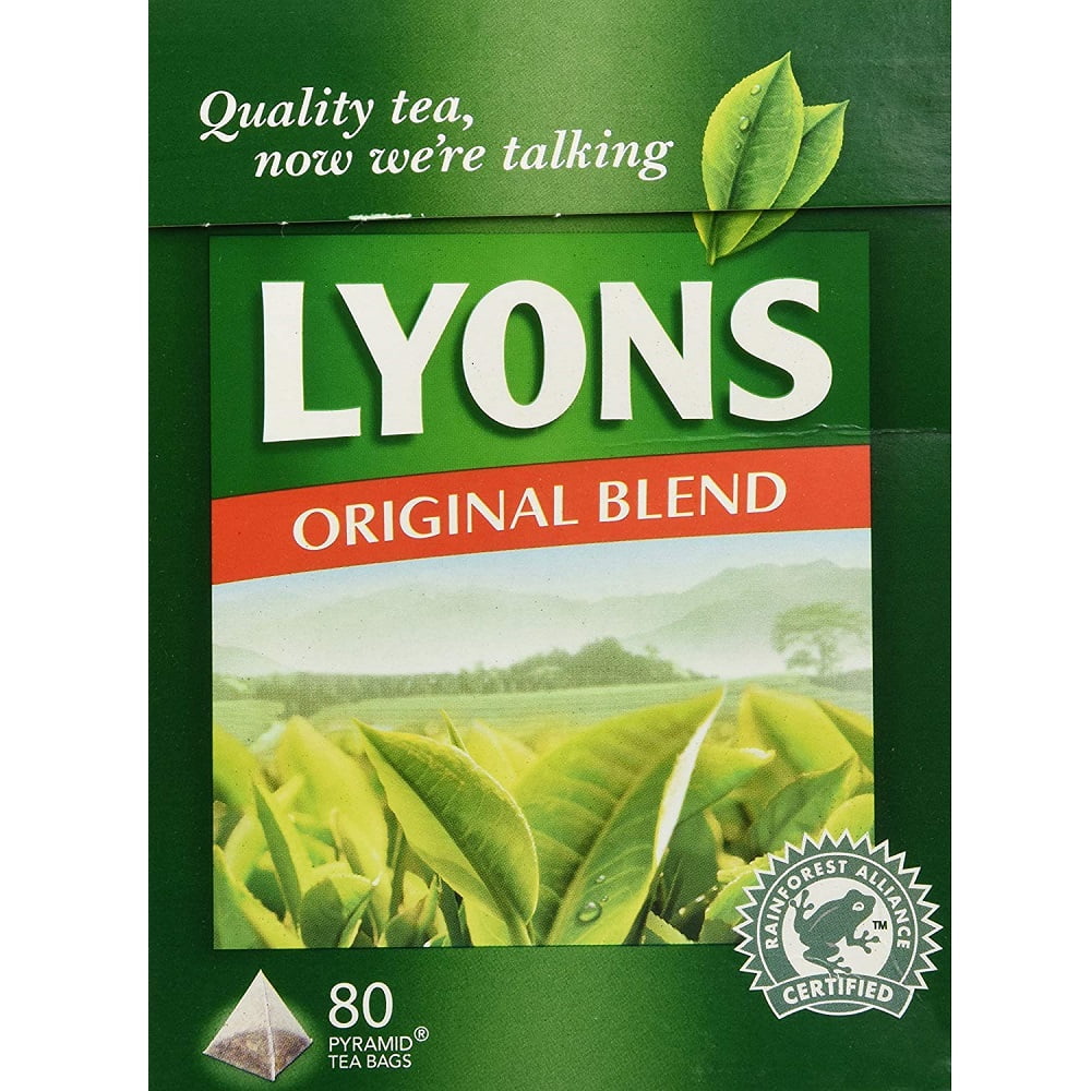 Lyons Original Irish Brew Tea, Rainforest Alliance Certified, 80 Bags ...