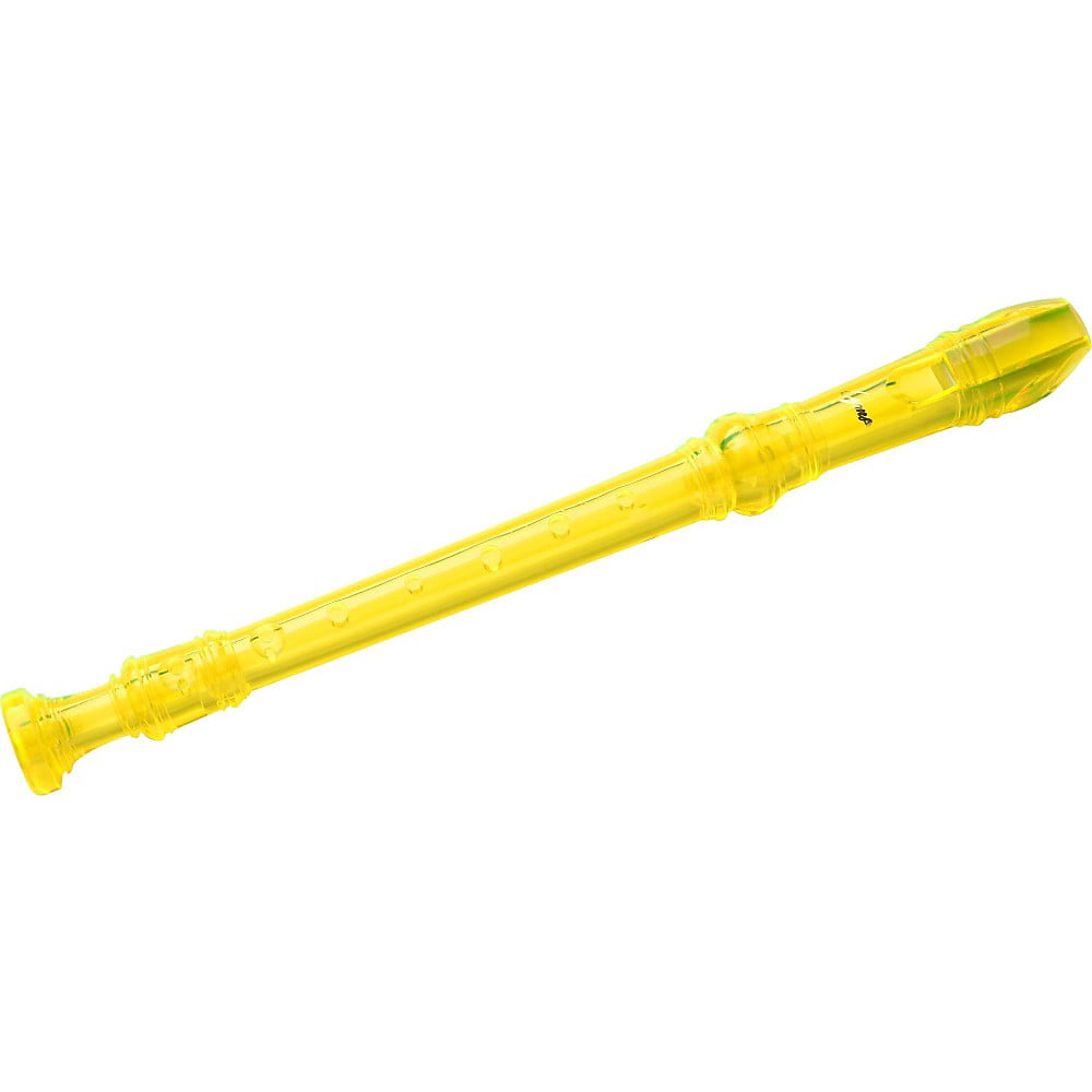 Lyons Plastic Soprano Recorder with Musical Finger Chart, Transparent ...
