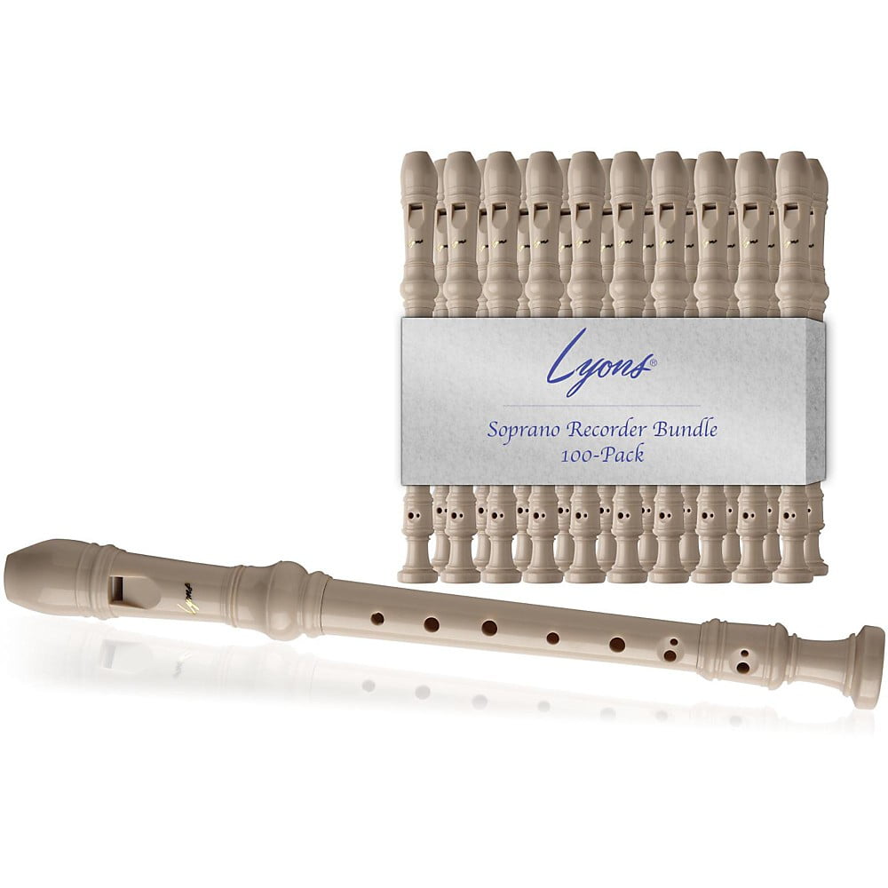 Lyons Soprano Recorder Value Bundle 100-Pack Ivory - Walmart.com