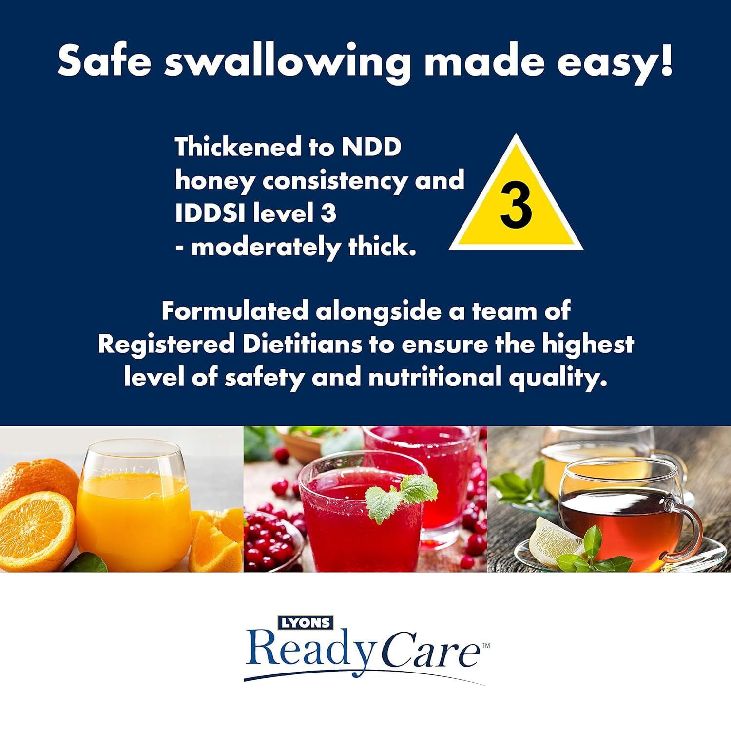 Lyons YBQF Thickened Pom Berry Flavored Water for Dysphagia ...