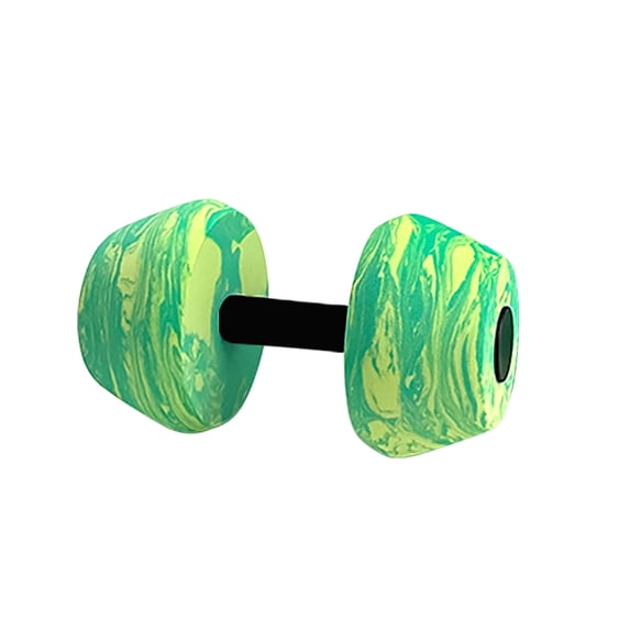 Lypsnake 2PCS Water Aerobics Dumbbells, Marbled Foam Buoyant Water ...