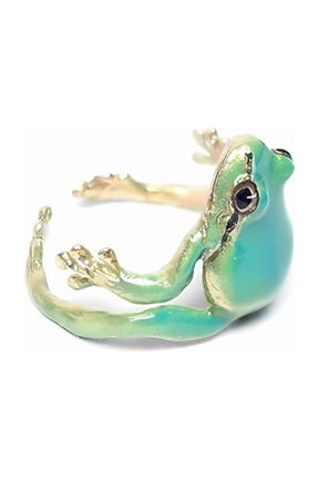 Green Frog Ring