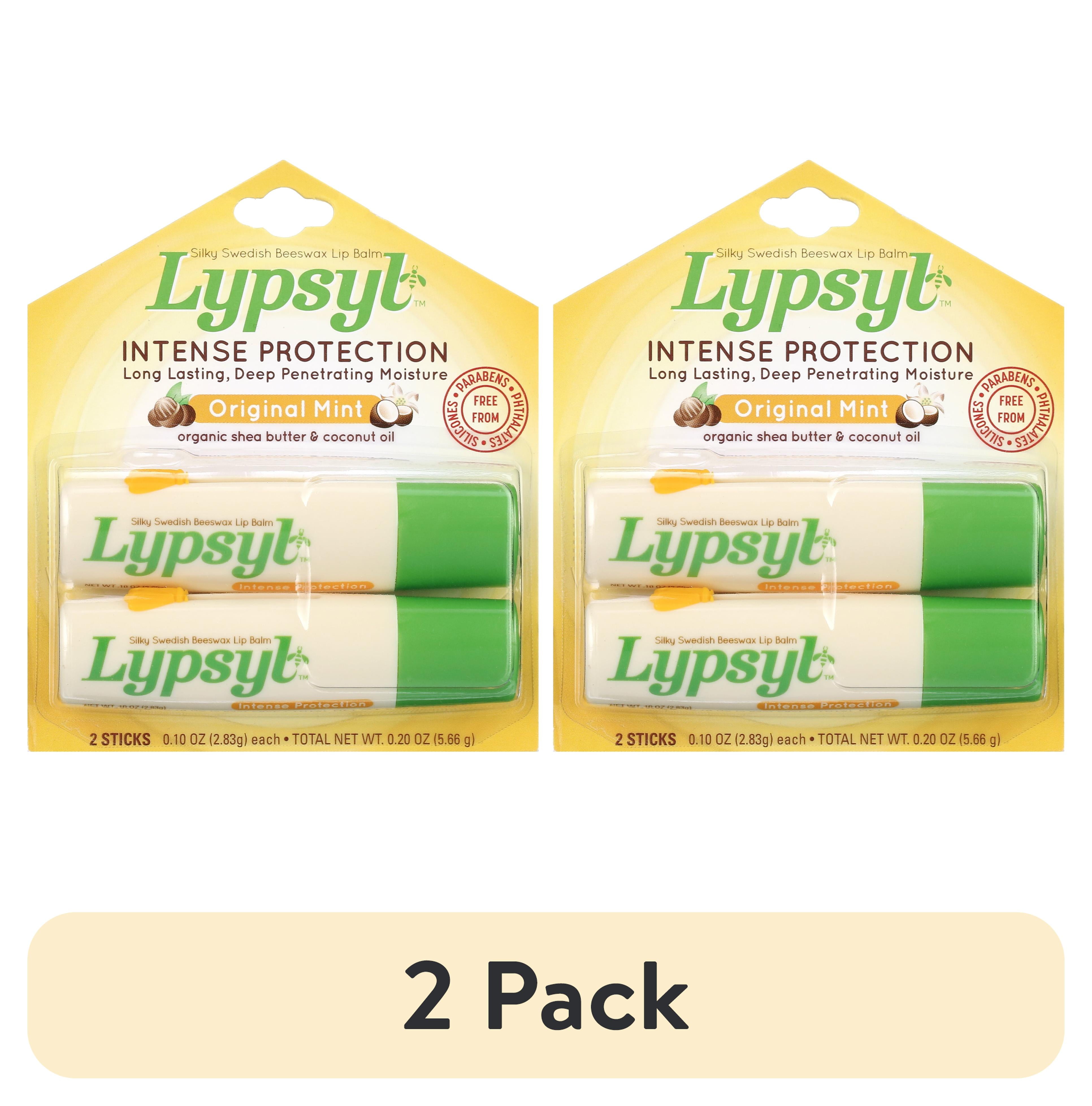 (2 pack) Lypsyl Original Mint Lip Balm, Intense Protection Lip ...