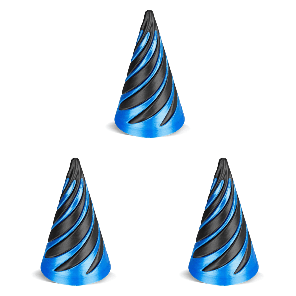 Lyqzj 3D Printed Spiral Toy Pass Through Pyramid Fidget Toy Desk Toy ...