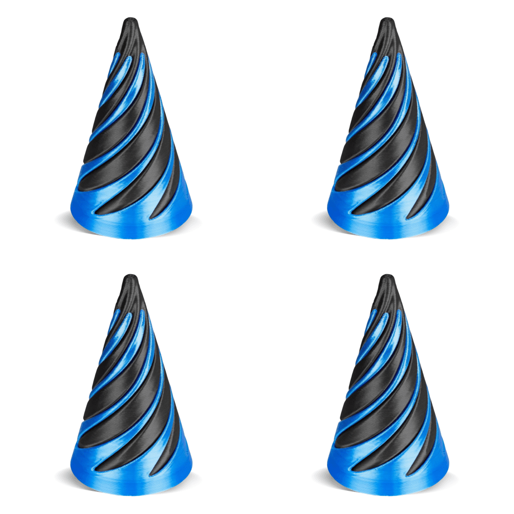 Lyqzj 3D Printed Spiral Toy Pass Through Pyramid Fidget Toy Desk Toy ...