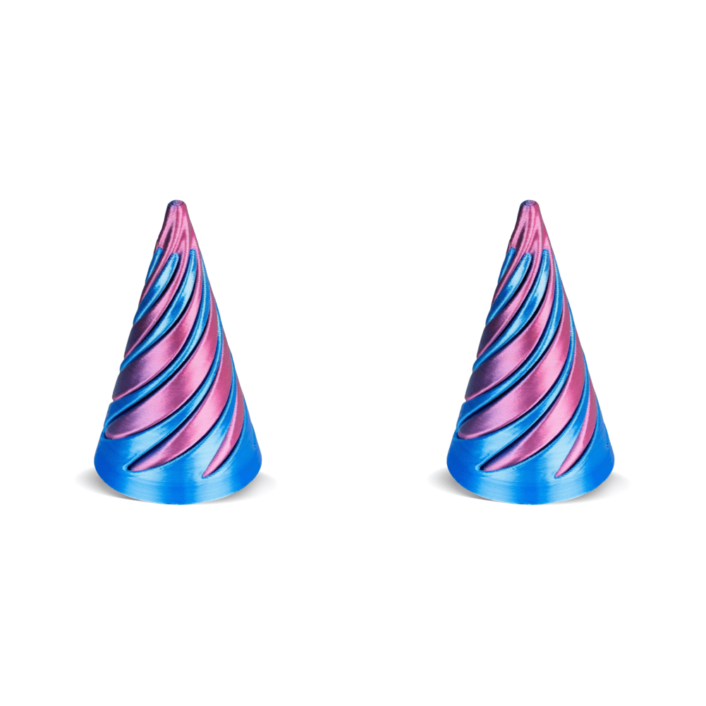 Lyqzj 3D Printed Spiral Toy Pass Through Pyramid Fidget Toy Desk Toy ...