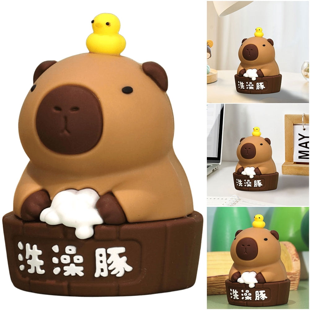 Lyqzj Capybara Statue Cartoon Capybara Sculpture Gifts for Friends Kids ...