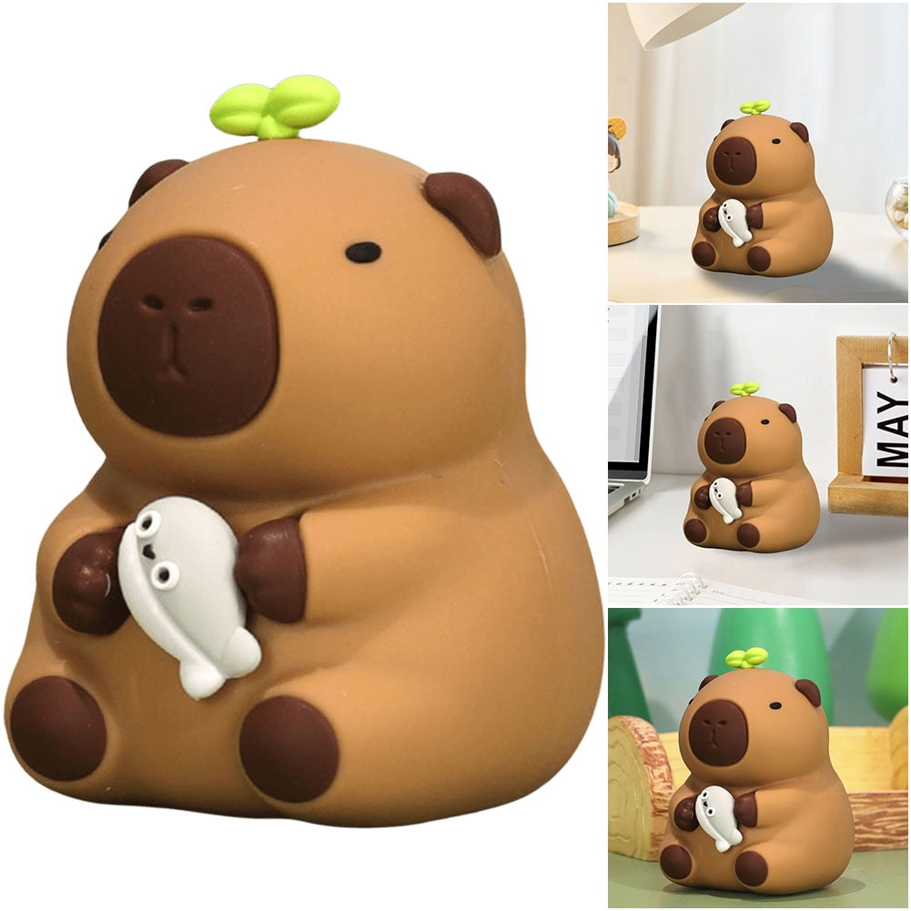 Lyqzj Capybara Statue Cartoon Capybara Sculpture Gifts for Friends Kids ...